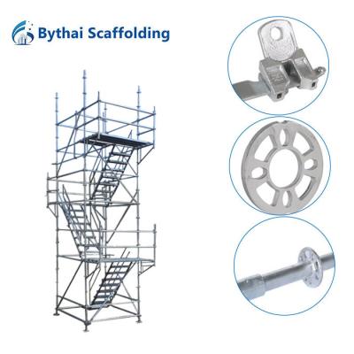 China 0.5m Ledger Spacing Ringlock System Scaffolding Industrial Design Style for Support for sale