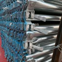 China Scaffolding System Pin Lock Accessories 1800mm OD48.3 3mm Thick Steel Horizontal Brace with End Head for sale