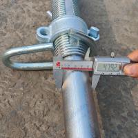 China Construction Temporary Structures Lightweight Galvanized Acrow Prop With Cup Sleeve G Pin for sale