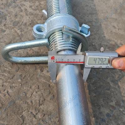 China Construction Temporary Structures Lightweight Galvanized Acrow Prop With Cup Sleeve G Pin for sale