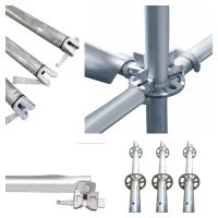 China Multidirectional 3M High Wedge Lock Galvanized Steel All Round Ring System Scaffolding for sale
