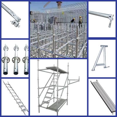 China Fabricated Scaffolding Manufacturer Ringlock Multi-Pole Rosette System For Sale for sale