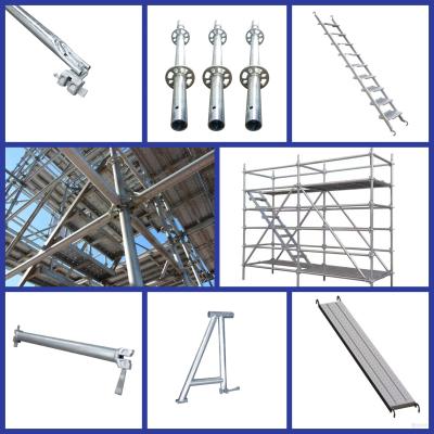 China Construction Modular Scaffolding Platform Easy Setup All Round Steel Ringlock System for sale