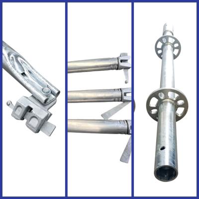 China Q355 Multi-Pole Pin Lock Modular Scaffolding System Ringlock Bracing Industrial Design Style for sale