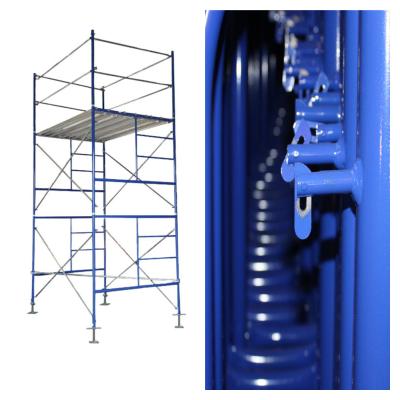 China Construction Building Materials Wholesale Galvanized Scaffolding Steel Mason Frame Set for sale