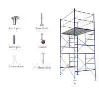 China Easy Assembly Metal Scaffolding Frame for Staging Building and Construction Materials for sale
