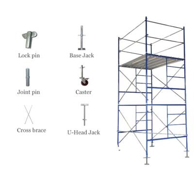 China Easy Assembly Metal Scaffolding Frame for Staging Building and Construction Materials for sale