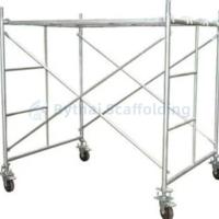 China Industrial Building Tools Hot Dip Galvanized Movable H Frame Metal Scaffolding Parts for sale