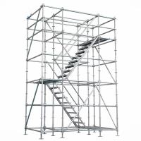 China Sturdy Multidirectional Scaffolding with 0.73m-3.07m Ledger Lengths Customizable for sale