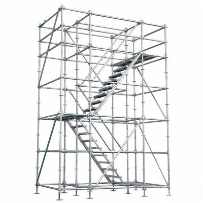 China Sturdy Multidirectional Scaffolding with 0.73m-3.07m Ledger Lengths Customizable for sale