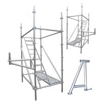 China Commercial Q355 Steel Ringlock Standard with Long-lasting Hot-dipped Galvanized Coating and Ledger Length 0.73m-3.07m Scaffolding for sale