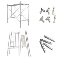 China Powder Coated Blue Red Yellow Q235 Q355 Full Mason Step Frame System with Flip Lock for sale