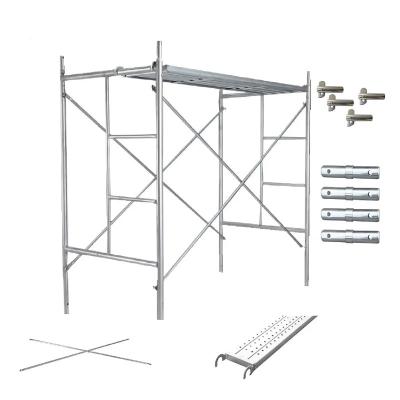 China Wholesale Scaffolding Construction Staging Quick Setup H Frame System with Catwalk for sale