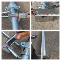 China Industrial Construction Formwork Heavy Duty Adjustable Q235 Galvanized Acrow Shoring Prop for sale