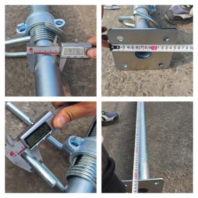 China Industrial Construction Formwork Heavy Duty Adjustable Q235 Galvanized Acrow Shoring Prop for sale
