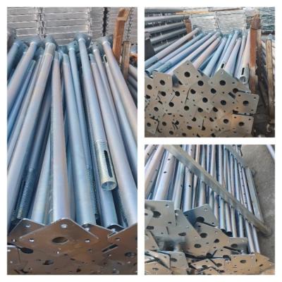 China 2026 Construction Heavy Duty Telescopic Hot Dip Galvanized Shoring Props with Sleeve Nut for sale