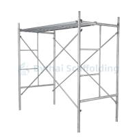 China Powder Coated Finish Steel Mason Frame Scaffolding H Frame System Lightweight for Commercial Construction for sale