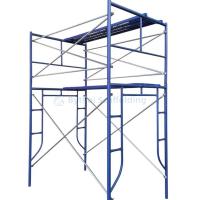 China Pre-Galvanized Steel Walk Through Frame System Scaffolding for Industrial Construction for sale