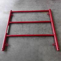 China Pre-Galvanized Steel 6' x 2' Ladder Frame System Scaffolding for Easy Installation in Commercial Projects for sale