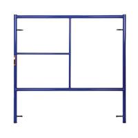 China 5' x 5' Mason Frame System Scaffolding Industrial Powder Coated Finish Orange Q235 Steel for sale
