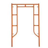 China 2026 Steel H Narrow Frame Scaffolding with 1000kg Load Capacity Orange Metal Pre-Galvanized for sale