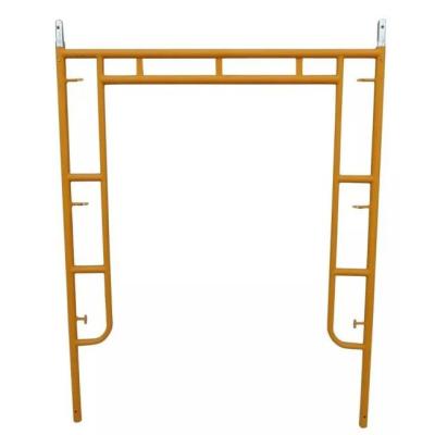 China 2026 Indoor/Outdoor Steel Walk Through Frame Scaffolding with Powder Coated Finish and Yellow Q355 Steel for sale