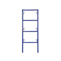 China Heavy-Duty Industrial Use Blue Pre-Galvanized Metal Ladder Frame Scaffolding for sale