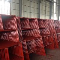 China Powder Coated Q355 Steel  5'W X 6' 4''T X 7'L Mason Frame Scaffold Set For Construction for sale