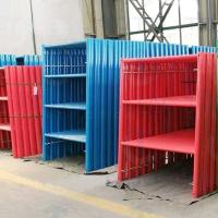 China Orange Pre-Galvanized Q235 Steel Frame Scaffolding 3′ X 6′ High Stability Lightweight Ladder Style for Construction for sale