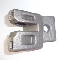 China 2026 Q355 Steel 3.2mm Hot-dipped Galvanized Ringlock Brace Head with Q235  Steel Rosette Construction for sale
