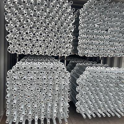 China Commercial Q355 Steel Ringlock Standard with Long-lasting Hot-dipped Galvanized Coating and Ledger Length 0.73m-3.07m Scaffolding for sale