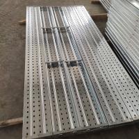 China Galvanized Steel Scaffold Plank, Anti‑Slip Metal Scaffolding Walk Board For Ringlock Scaffolding Construction Work Platform for sale