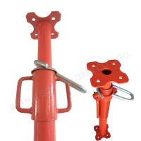 China Adjustable Steel Prop, Red Painted Heavy‑Duty Telescopic Acrow Prop, High Load‑Bearing Steel Shoring Prop for Concrete Formwork & Building Slab Construction Support for sale