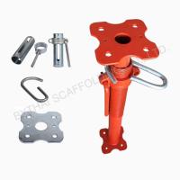 China Adjustable Steel Prop, Red Painted Heavy‑Duty Telescopic Acrow Prop, High Load‑Bearing Steel Shoring Prop for Concrete Formwork & Building Slab Construction Support for sale