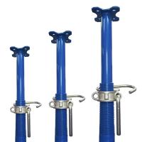China Adjustable Acrow Prop, Blue Painted Heavy‑Duty Telescopic Steel Shoring Prop, Various Sizes for Concrete Formwork Building Construction Support for sale