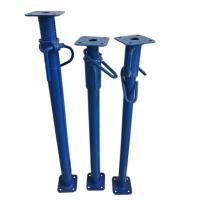 China Adjustable Acrow Prop, Blue Painted Heavy‑Duty Telescopic Steel Shoring Prop, Various Sizes for Concrete Formwork Building Construction Support for sale