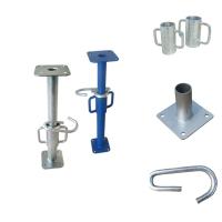 China Steel Props, Galvanized Heavy‑Duty Adjustable Telescopic Shoring Props, Multiple Sizes for Concrete Formwork Building Slab Construction Support for sale