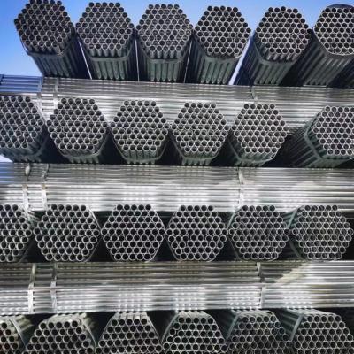 China Scaffold Tube For Sale Hot Dip Galvanized Welded Steel Pipe For Building Construction Scaffold Frame Installation for sale