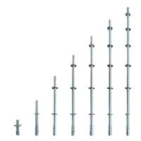 China Scaffolding Coupling Pins Q355 High Strength Steel Galvanized Coupler Pin 225mm for End to End Joint of Scaffolding Uprights in Construction BYTHAI for sale