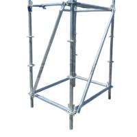 China Ring Scaffolding Hot Dip Galvanized Q355 Steel Ringlock System 48.3mm Tube for Construction Facade Access and Working Platform BYTHAI for sale