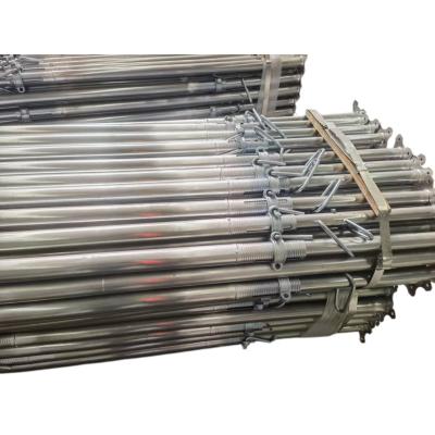 China Steel Prop With U‑Head, Heavy Duty Galvanized Steel Adjustable Shoring Prop for Building Concrete Support BYTHAI for sale