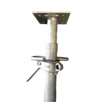 China Construction Steel Prop, Hot‑dip Galvanized Height‑adjustable Construction Steel Prop for Concrete Formwork Load Support BYTHAI for sale