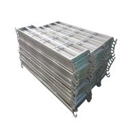China Aluminum Walk Plank, 240mm Width, 3m Standard Length, Anti-slip Grooved Surface, Light Weight Aluminum Walk Plank for Scaffold Working Platform BYTHAI for sale