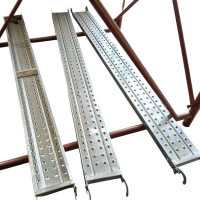 China Aluminum Staging Planks, 250mm Width, 3.6m Max Length, Punch Anti-slip Surface, Alloy Aluminum Staging Planks for Scaffold Working Platform BYTHAI for sale