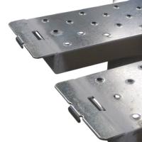 China OSHA Scaffold Planks, 225mm Width, 3m Standard Length, Anti-slip Punch Surface, Alloy OSHA Scaffold Planks for Construction Working Platform BYTHAI for sale