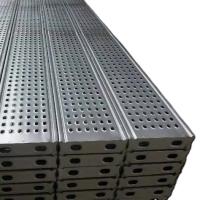 China OSHA Scaffold Planks, 225mm Width, 3m Standard Length, Anti-slip Punch Surface, Alloy OSHA Scaffold Planks for Construction Working Platform BYTHAI for sale