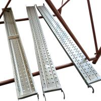 China Aluminum Walkboard, 240mm Width, 3m Standard Length, Grooved Anti-slip Surface, Lightweight Aluminum Walkboard for Scaffold Working Platform BYTHAI for sale