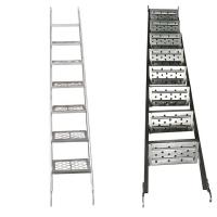 China Scaffolding Ladder, 450mm Step Width, 3m Max Height, Galvanized Steel Frame, Anti-slip Rung Scaffolding Ladder for Construction Access BYTHAI for sale