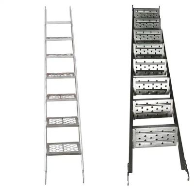 China Scaffolding Ladder, 450mm Step Width, 3m Max Height, Galvanized Steel Frame, Anti-slip Rung Scaffolding Ladder for Construction Access BYTHAI for sale