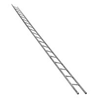 China Aluminium Scaffold Ladder, 400mm Step Width, 3m Max Height, Lightweight Aluminium Frame, Anti-slip Ribbed Rungs Aluminium Scaffold Ladder for Construction Access BYTHAI for sale